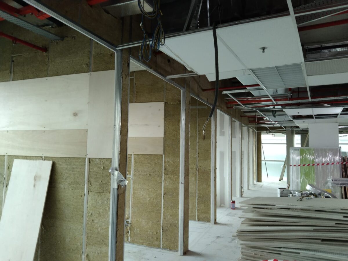 Office Partition Wall | False Ceiling Installation